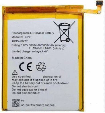 30VT model mobile battery Tecno - wholesale mobile accessories and spares