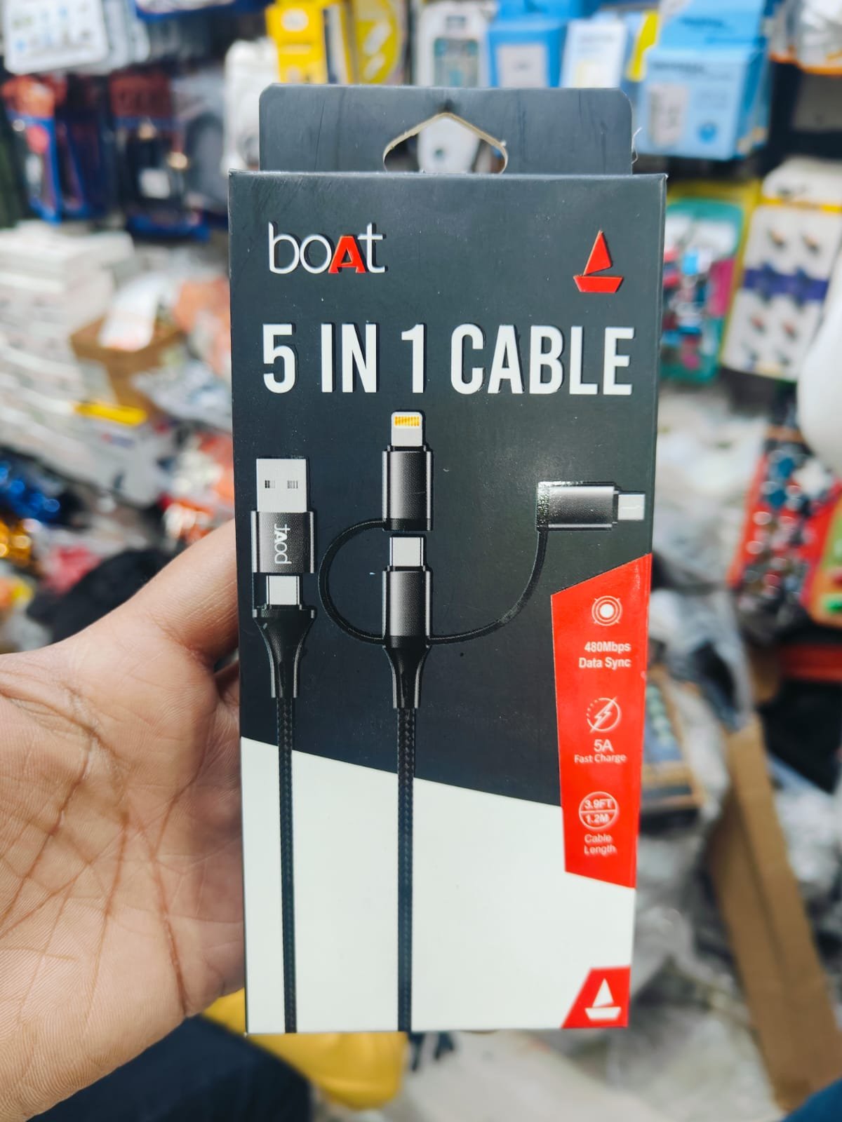5 in one cable wholesale - wholesale mobile accessories and spares